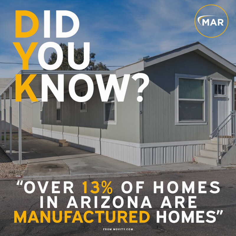 Did you Know? Over 13% of homes in the state of Arizona are ...